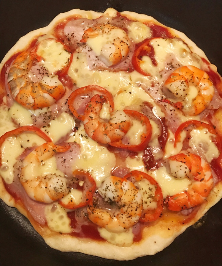 Prawn & Bacon Pizza | Cooking For Fun